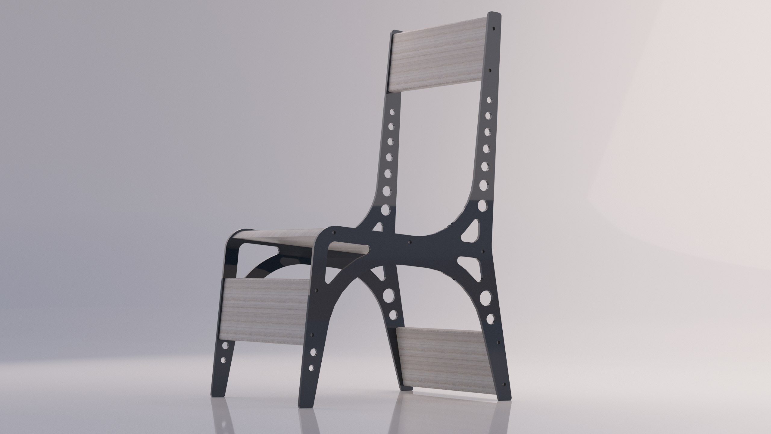 Dining Chair DXF File for Laser and Plasma Cut DIY Project - Etsy