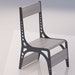 Dining Chair DXF File for Laser and Plasma Cut DIY Project - Etsy
