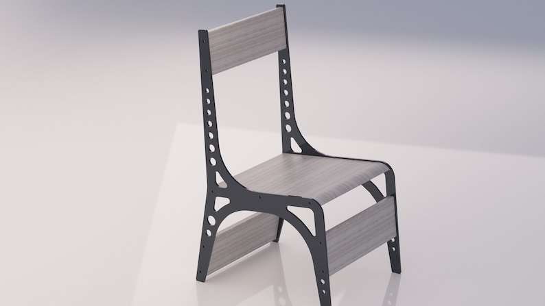 Dining Chair DXF File for Laser and Plasma Cut DIY Project - Etsy