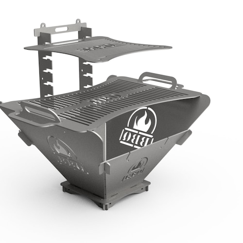 Collapsible Firepit Triangle Grill Bbq DXF Files for - Etsy