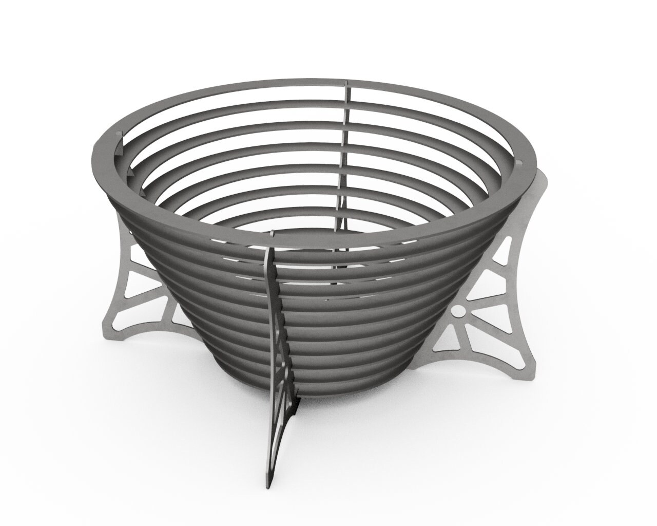 Ring Fire Pit Collapsible Grill Bbq DXF Files for Plasma - Etsy