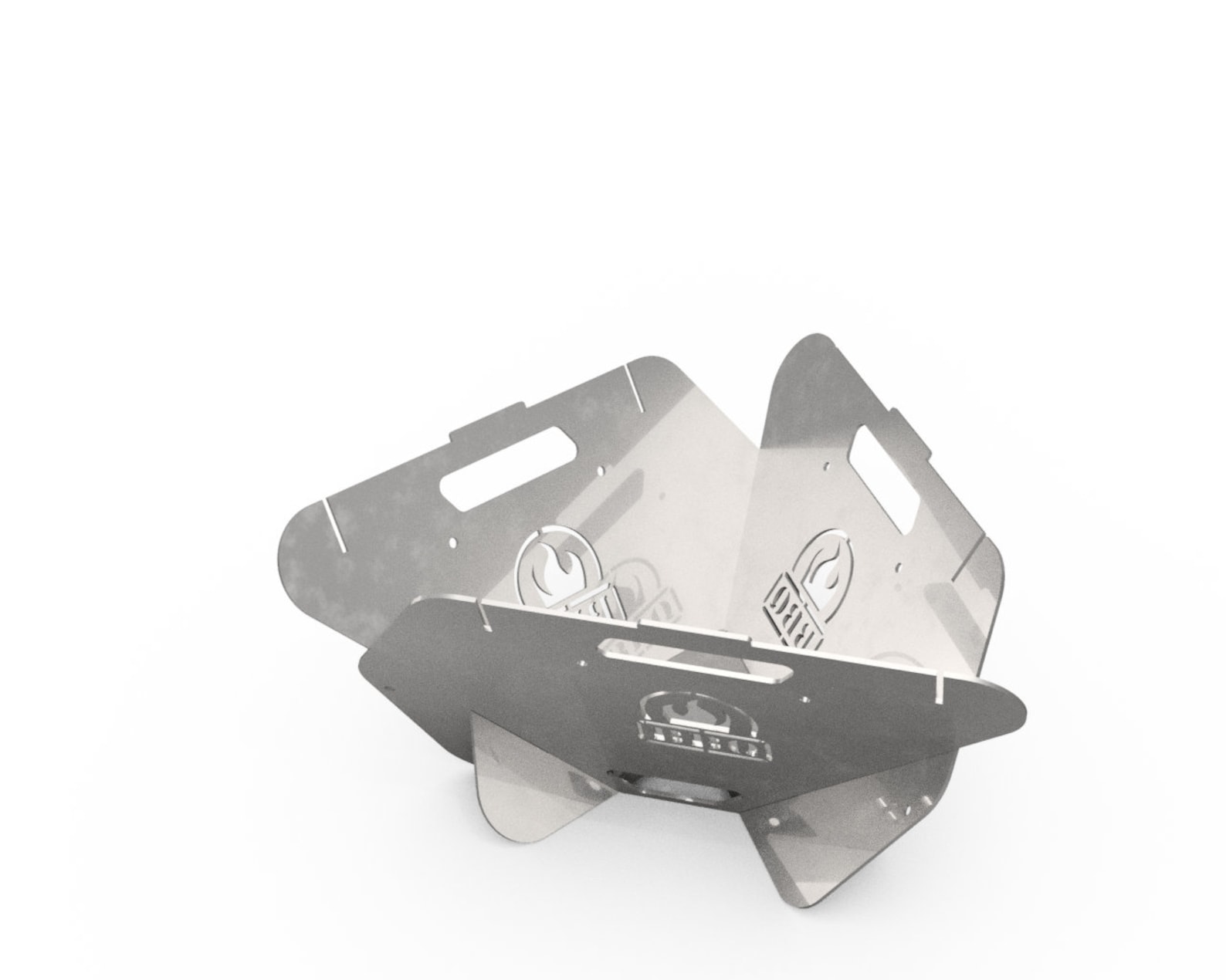 Collapsible Firepit Triangle, Grill, Bbq, DXF Files for Plasma, Laser ...