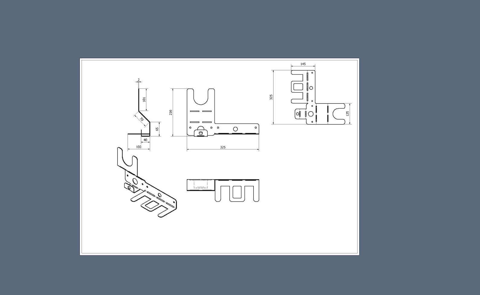 Angle Grinder and Drill Tool Holder DXF File for Plasma, Laser Shop ...