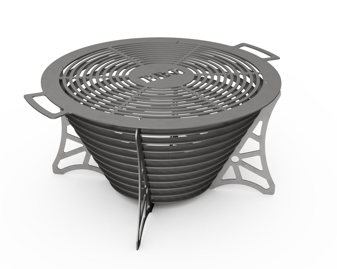 Ring Fire Pit Collapsible Grill Bbq DXF Files for Plasma - Etsy