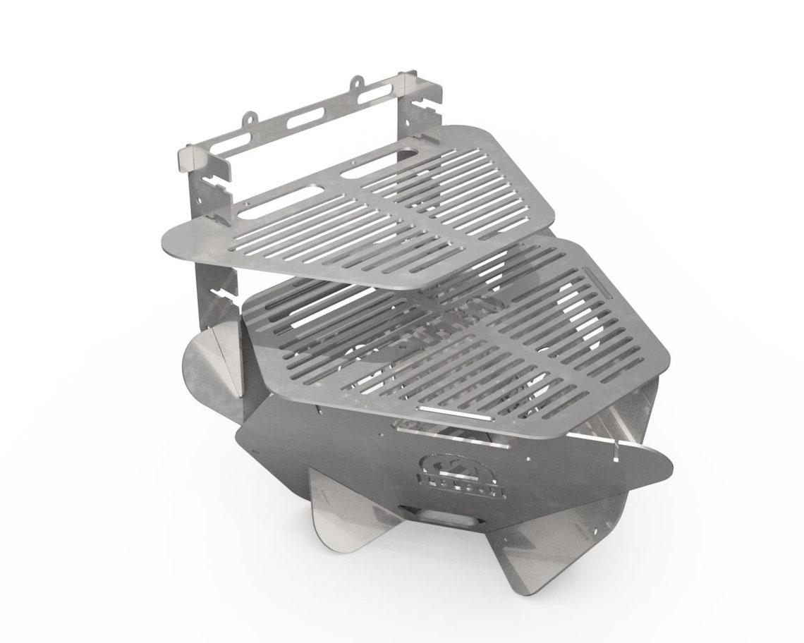 Collapsible Firepit Triangle, Grill, Bbq, DXF Files for Plasma, Laser ...
