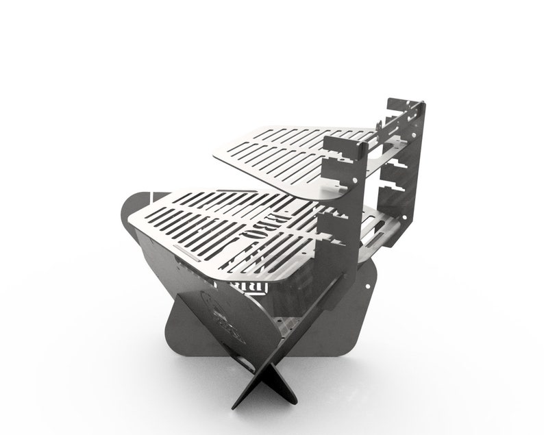 Collapsible Firepit Triangle, Grill, Bbq, DXF Files for Plasma, Laser ...