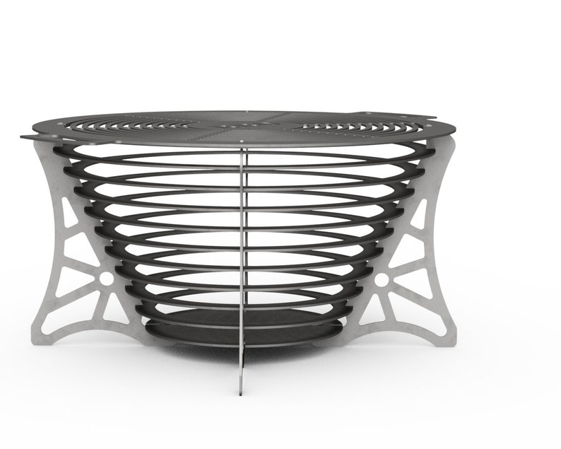 Ring Fire Pit Collapsible Grill Bbq DXF Files for Plasma - Etsy
