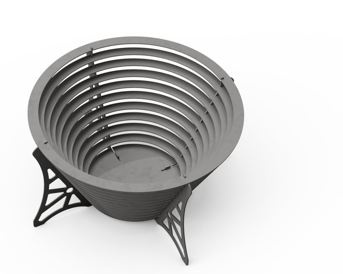 Ring Fire Pit Collapsible, Grill, Bbq, DXF Files for Plasma, Laser - Etsy