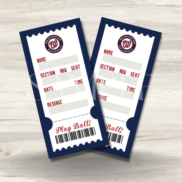 Nationals Baseball - Etsy