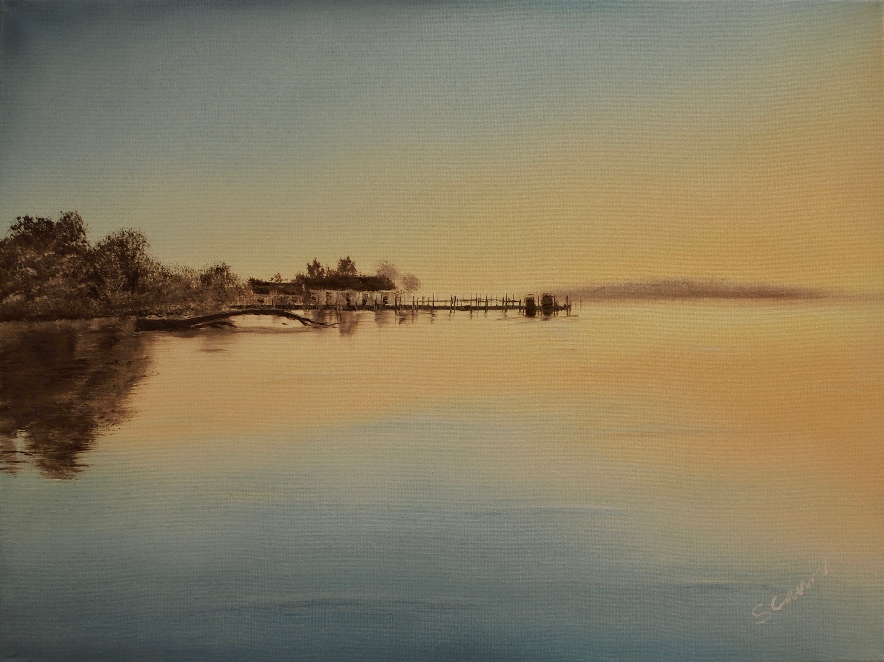 Delaware Oil Painting - Etsy