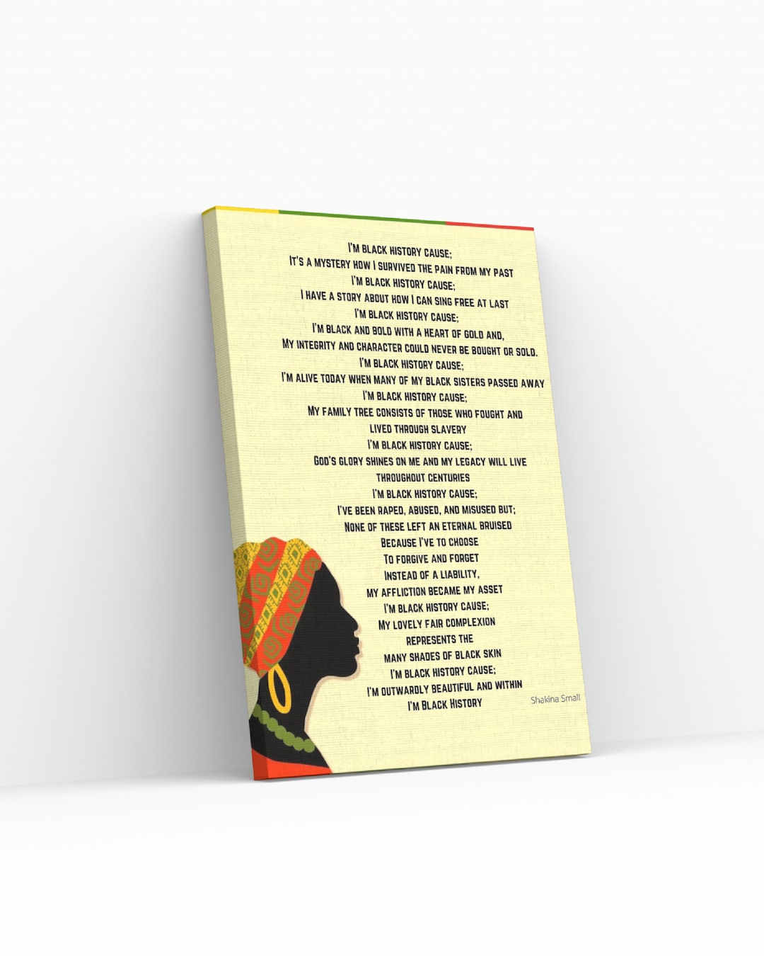 I Am Black History-poem - Etsy
