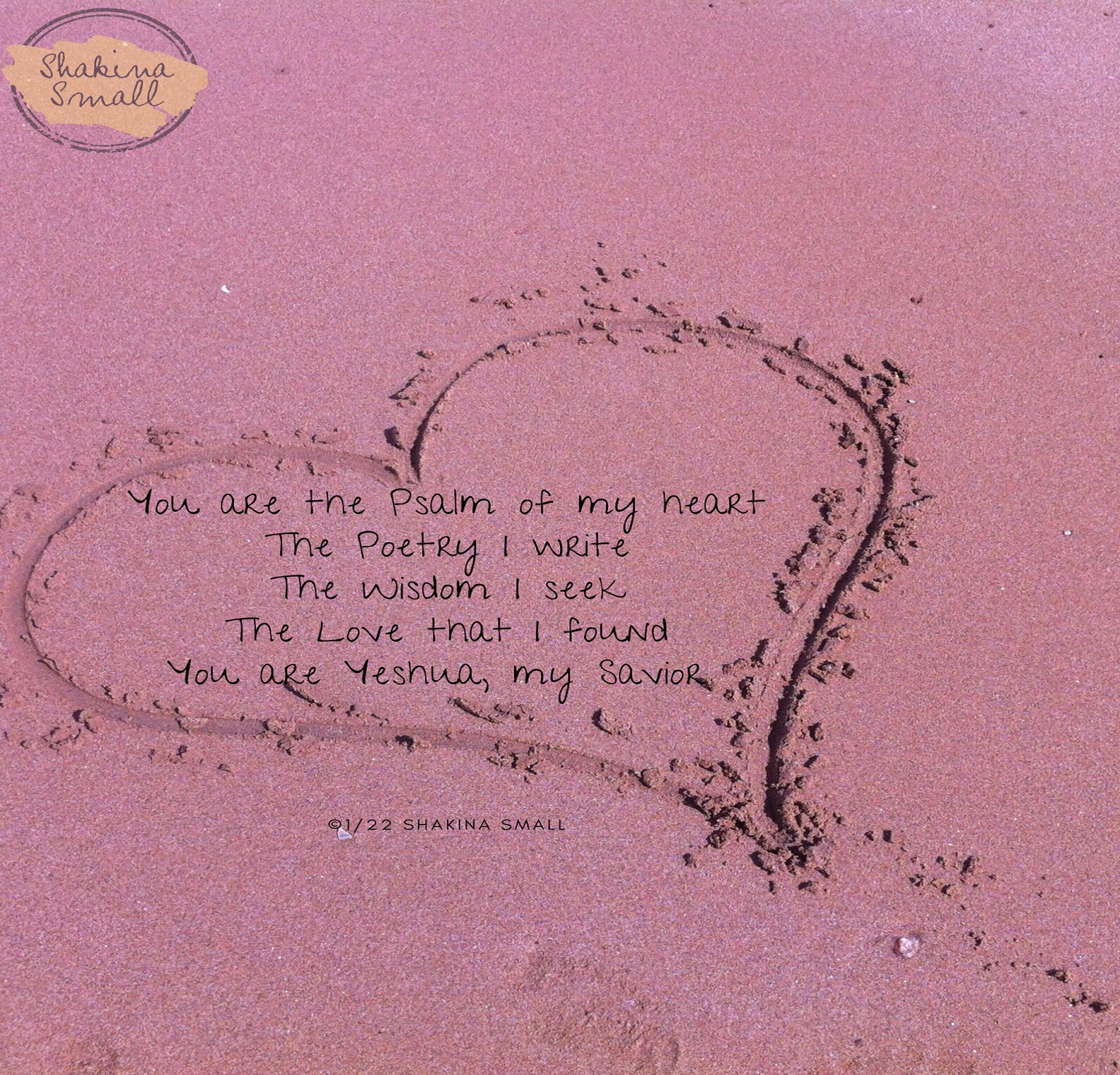 Yeshua My Savior-short Poem - Etsy