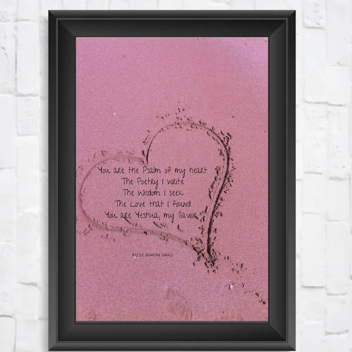 Yeshua My Savior-short Poem - Etsy