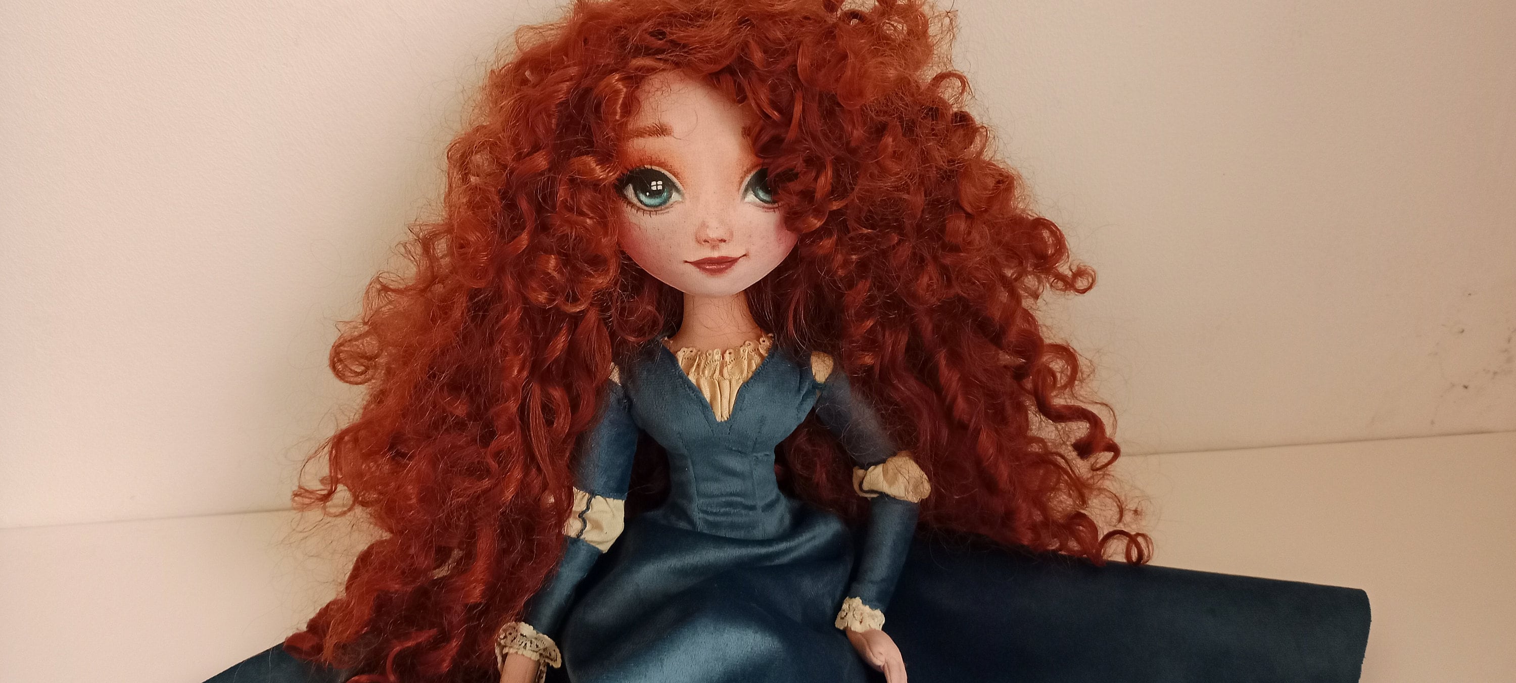 Drawing &painting Merida's Face Doll VIDEO Tutorial PDF - Etsy