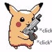Pikachu With Gun Meme Cross Stitch Pattern - Etsy