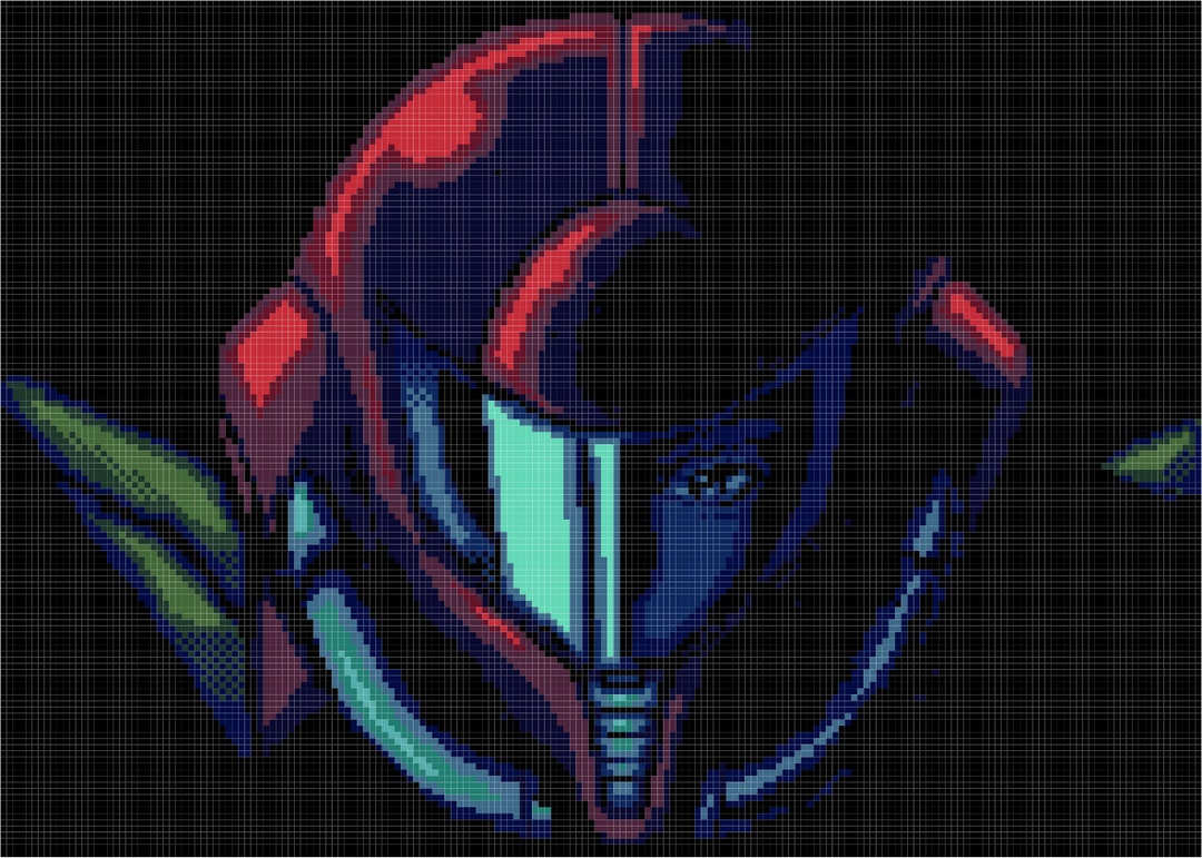 Super Metroid Opening Scene Cross Stitch Pattern - Etsy