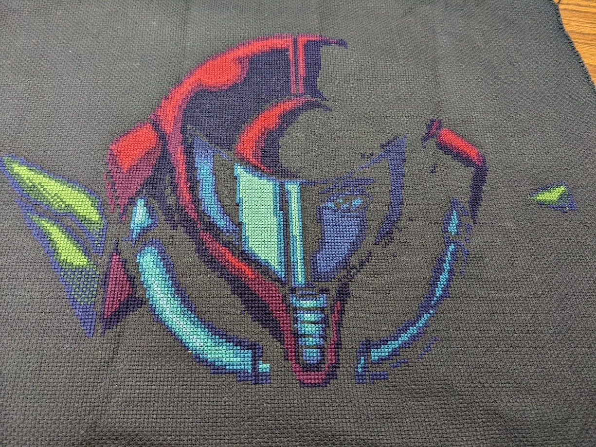 Super Metroid Opening Scene Cross Stitch Pattern - Etsy