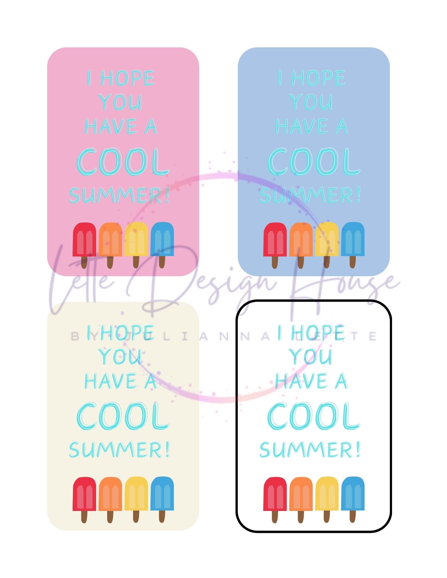 Printable End of School Year Tags | Printable Summer Tags | Student ...