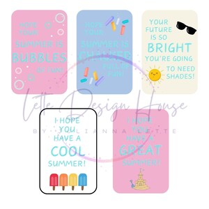 Printable End of School Year Tags | Printable Summer Tags | Student ...