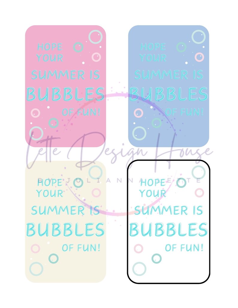 Printable End of School Year Tags | Printable Summer Tags | Student ...
