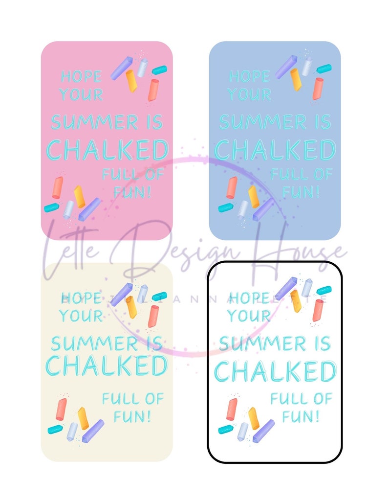 Printable End of School Year Tags | Printable Summer Tags | Student ...