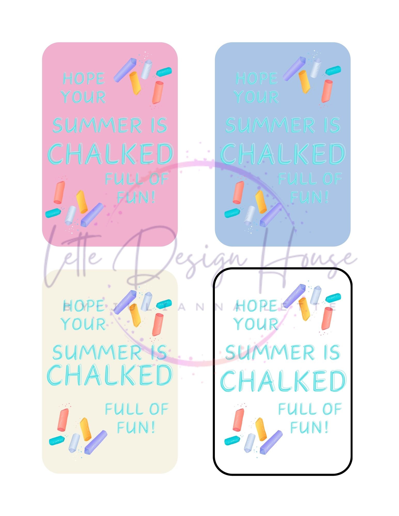 Printable End of School Year Tags | Printable Summer Tags | Student ...