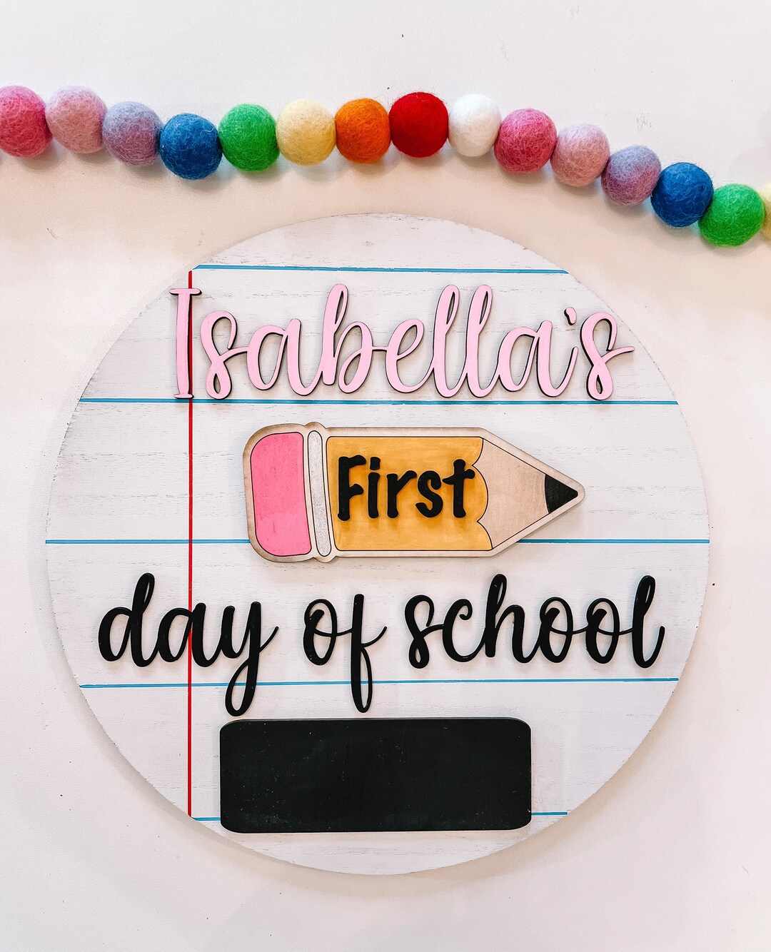 Interchangeable | Back to School Sign | 1st Day 100th Day Last Day of ...