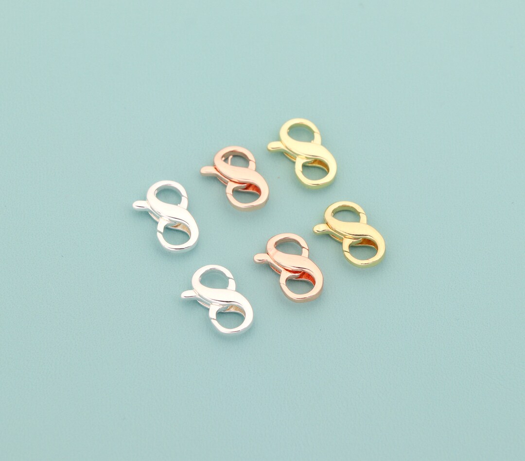 Purchase Eight Shaped Buckles, Silver Filled Spring Buckles, for ...