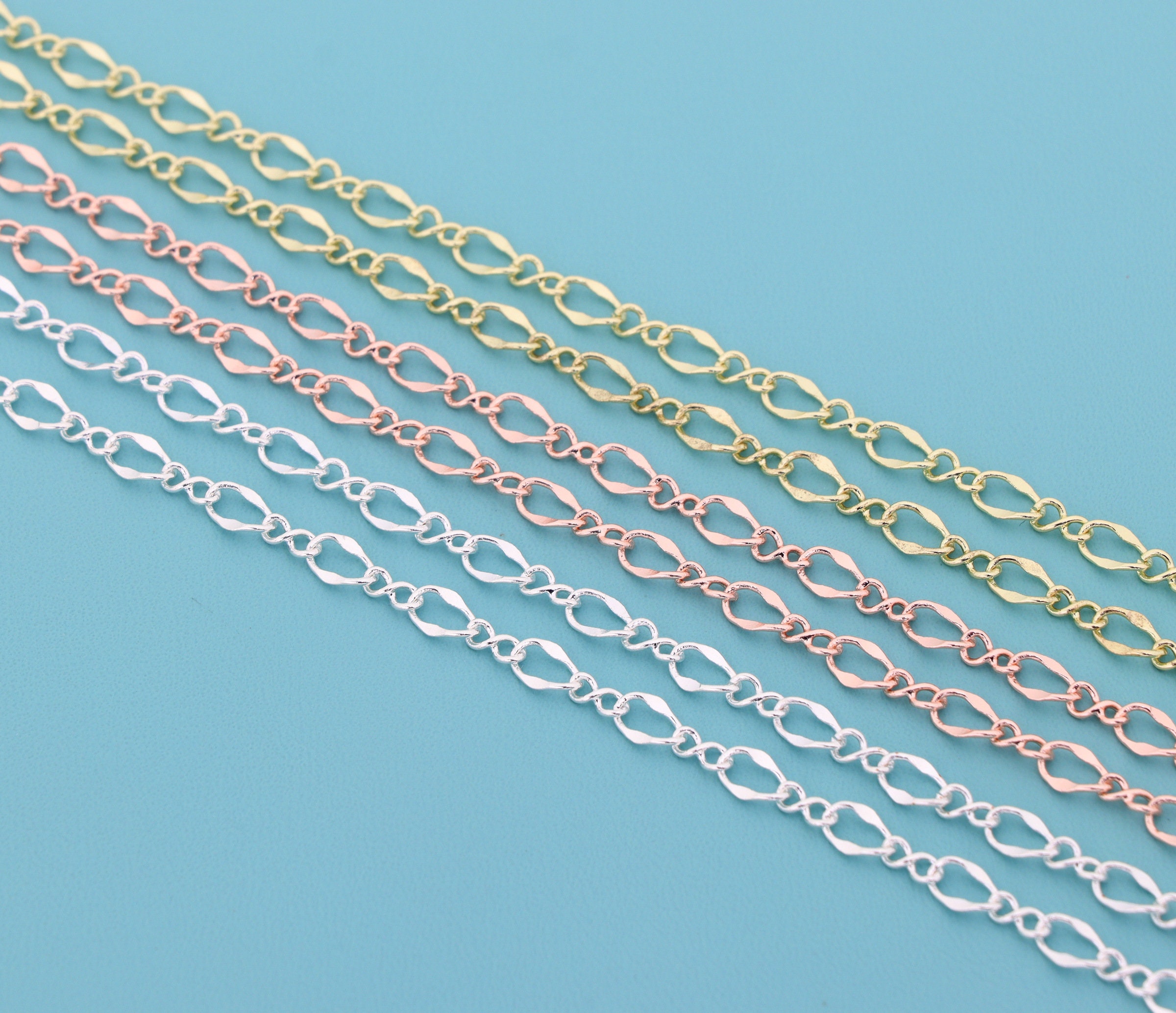 Purchase High-quality 4mm Silver Filled Flat Chains for Jewelry ...