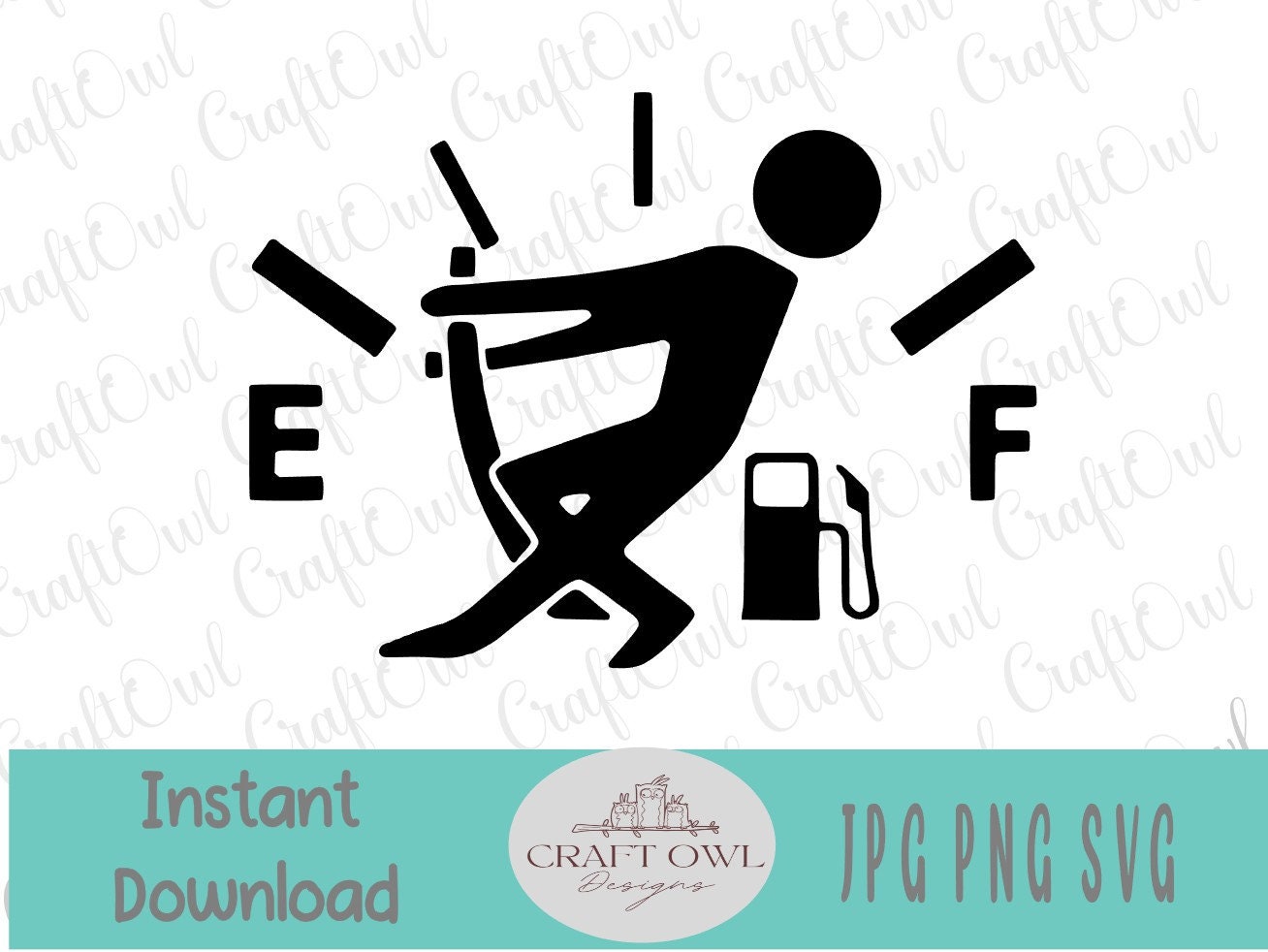 Gas Gauge SVG, Empty Gas Svg, SVG, Gas Tank Funny Jpg, Reverse, Png ...