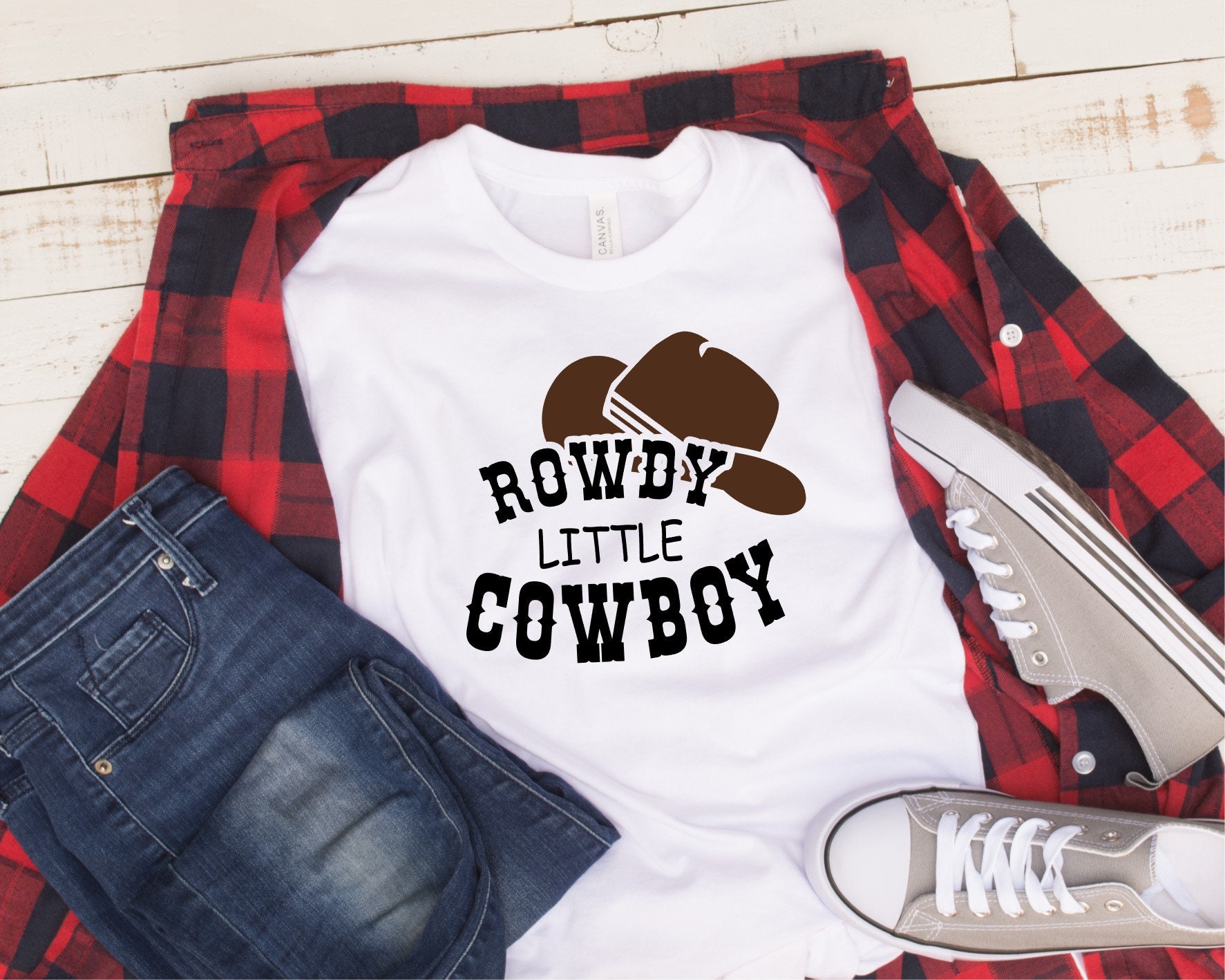 Rowdy Little Cowboy, Rodeo Cowboy, SVG JPG PNG Files for Cutting ...