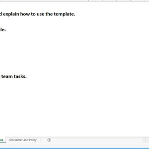 Excel Simple Task List Template - Etsy