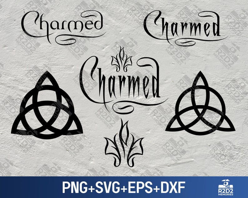 Charmed svg TV Show Logo svg Charmed 1998 svg Power of | Etsy Österreich