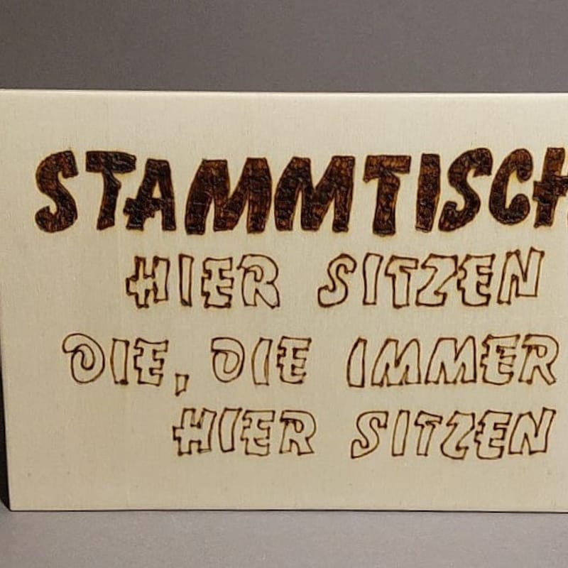 Stammtisch schild - Etsy.de