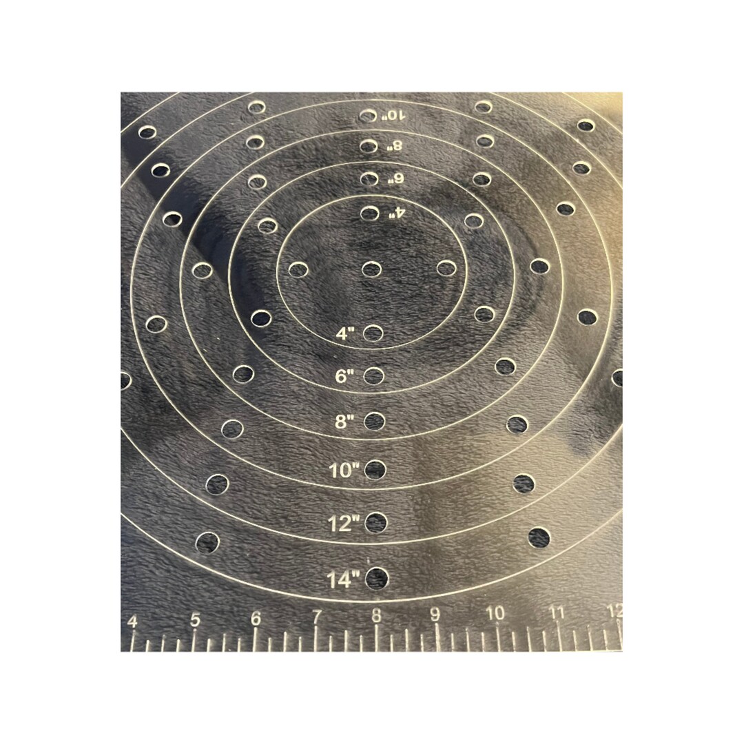 Cake Dowel Guide BUNDLE for Stacking Cakes, ROUND & SQUARE Tiered Cakes ...