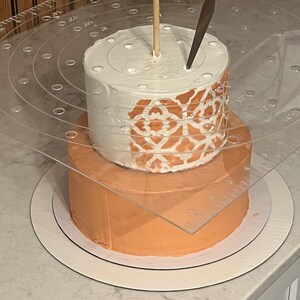 Cake Dowel Guide BUNDLE for Stacking Cakes, ROUND & SQUARE Tiered Cakes ...