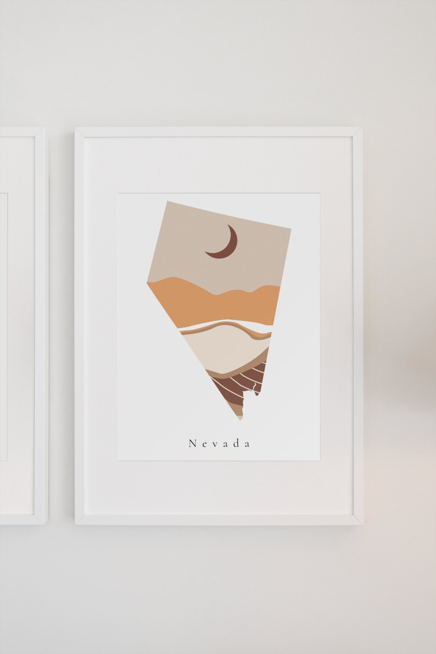 Nevada State Art Nevada Wall Art Nevada Art Print Nevada - Etsy