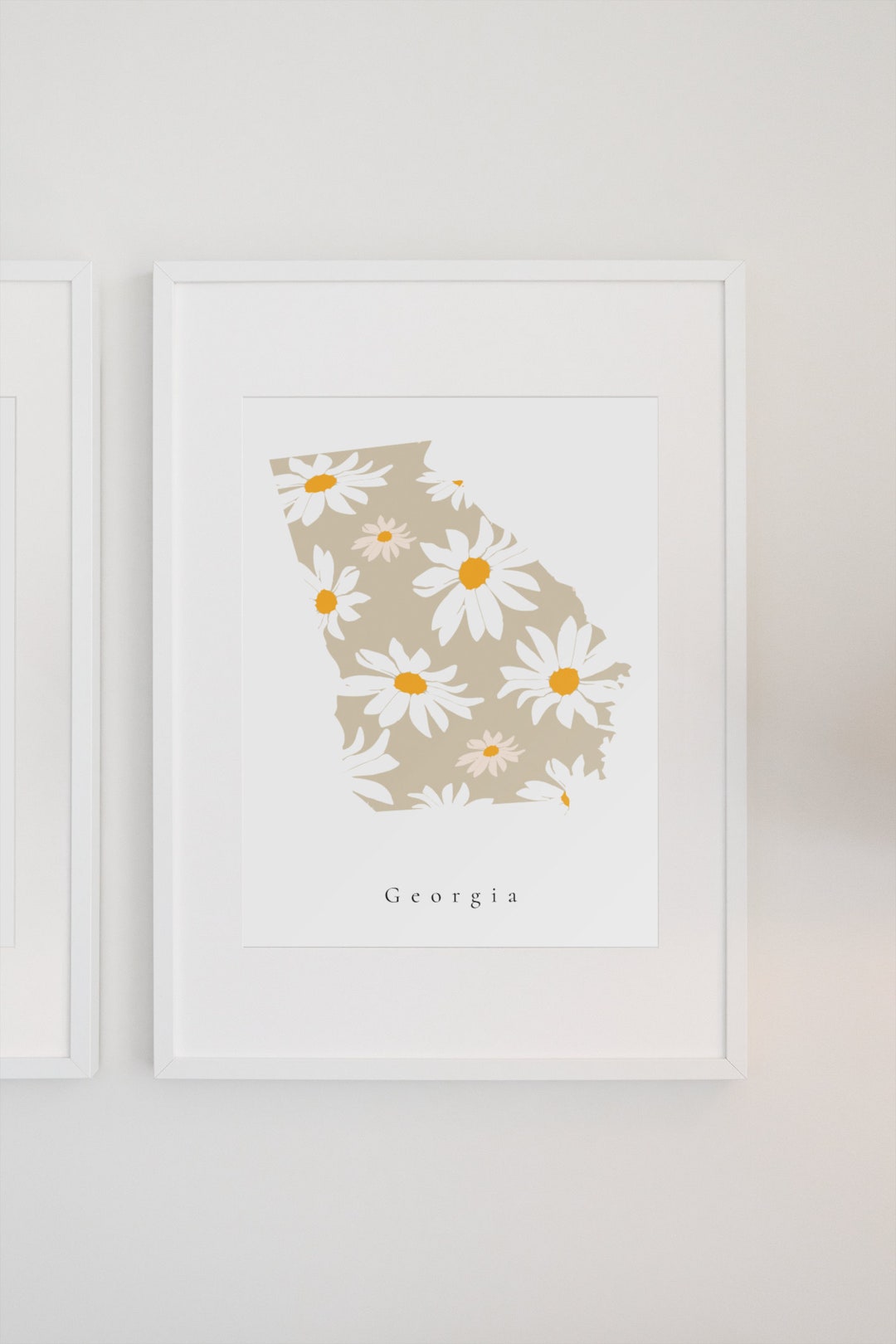 Georgia State Art Print, Georgia State Art, Georgia Print, Georgia Wall ...