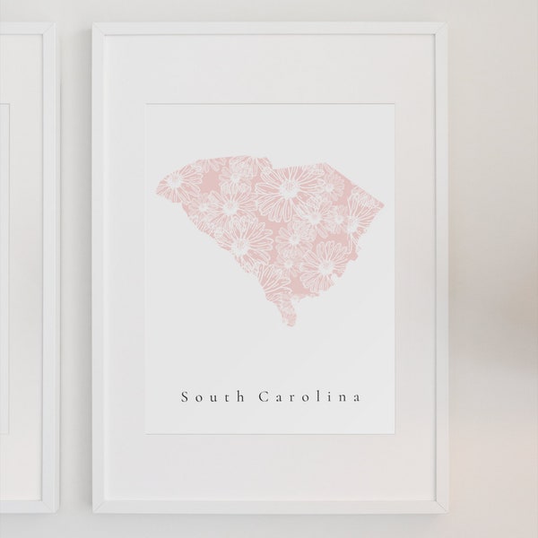 South Carolina Print - Etsy