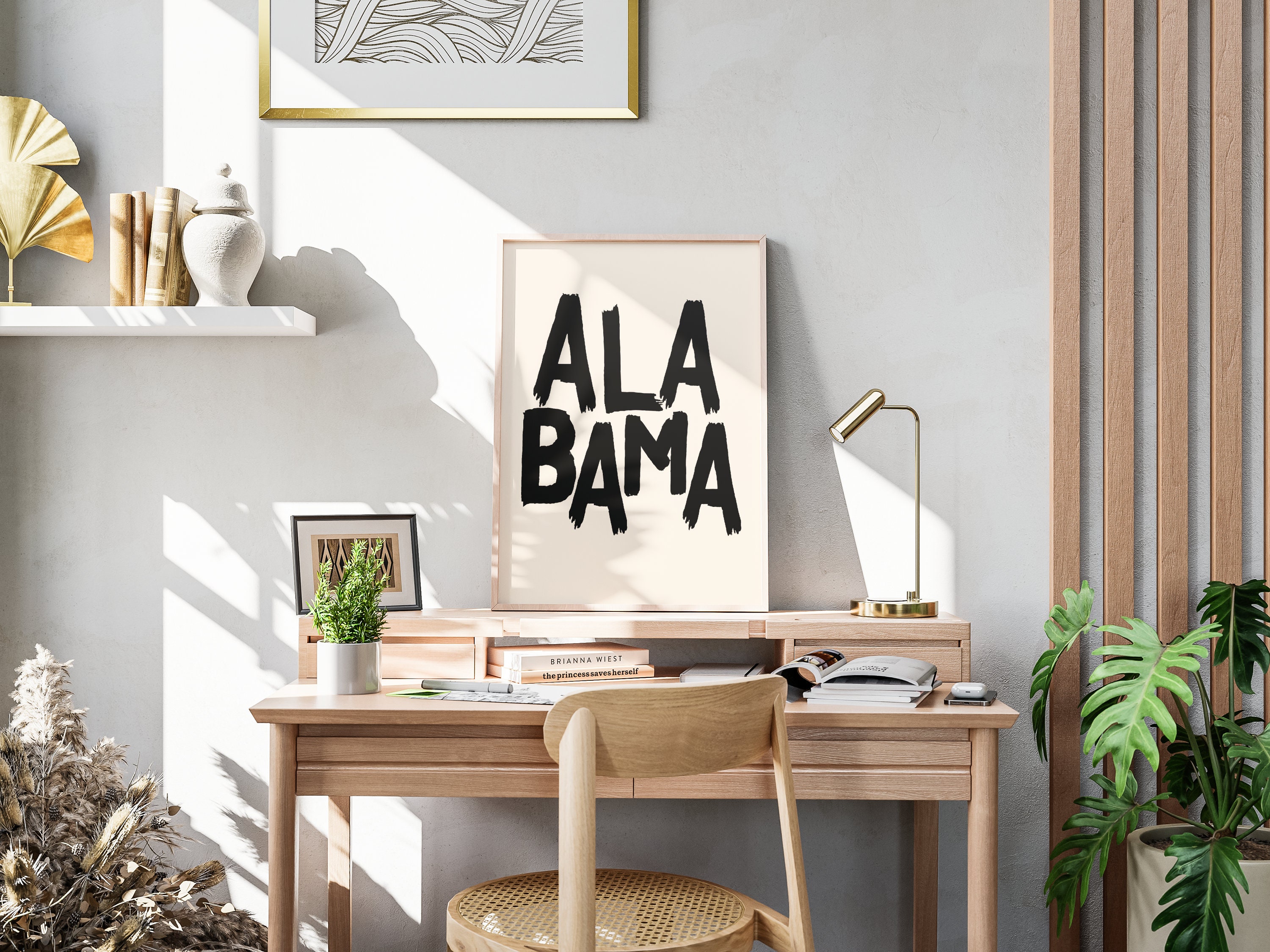 Alabama State Art, Alabama State Print, Alabama Print, Alabama Art ...