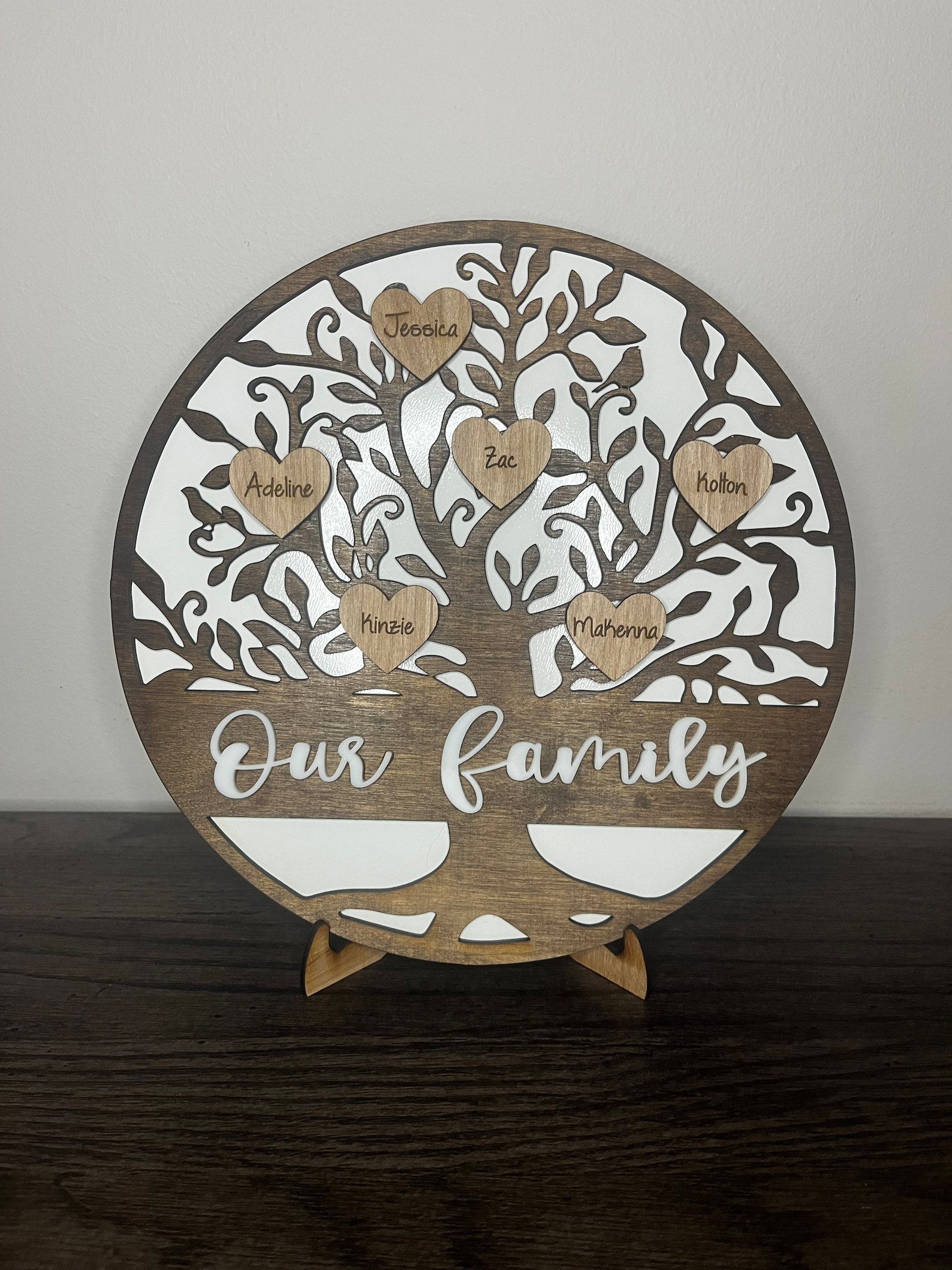 Grandkids Our Family Family Tree Sign Grandparents Sign Family Sign ...