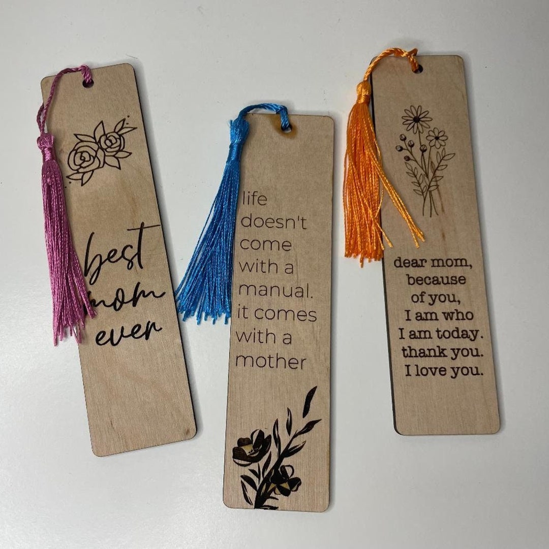 Mother's Day Bookmark, Personalized Bookmark, Custom Bookmark, Reading ...