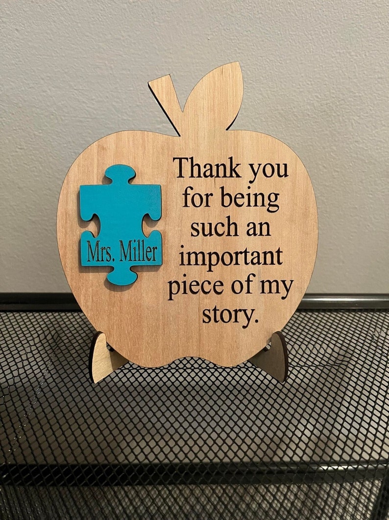 Thank You for Being Such an Important Piece of My Story - Etsy