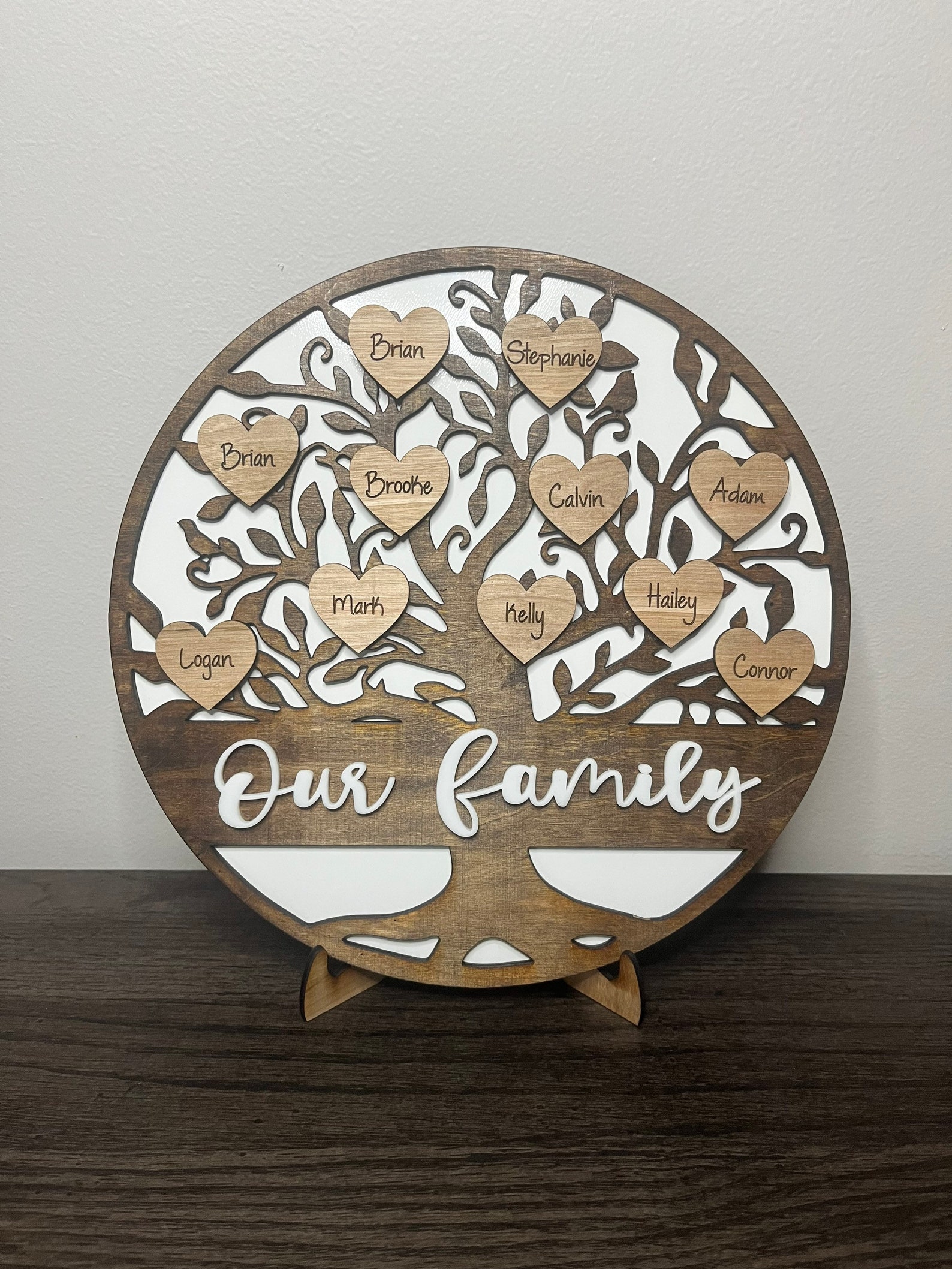 Grandkids Our Family Family Tree Sign Grandparents Sign Family Sign ...