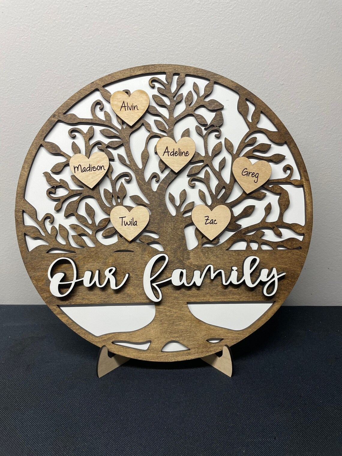 Grandkids Our Family Family Tree Sign Grandparents Sign - Etsy