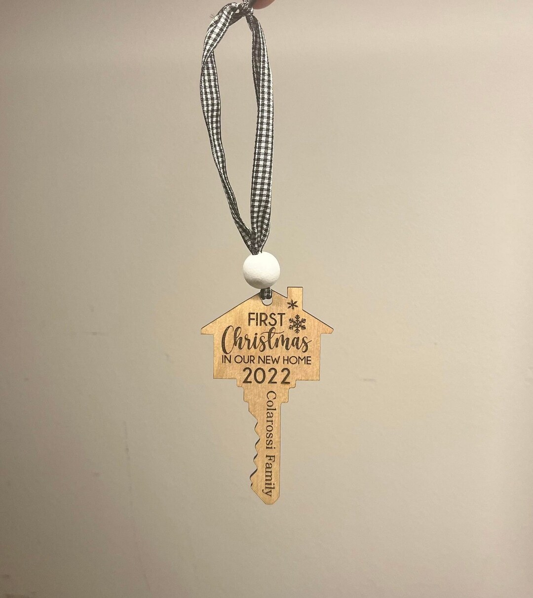 First Christmas in Our New Home Key Ornament 2022 Housewarming Present ...