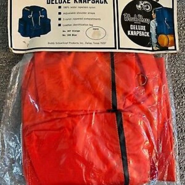 Orange Backpack - Etsy