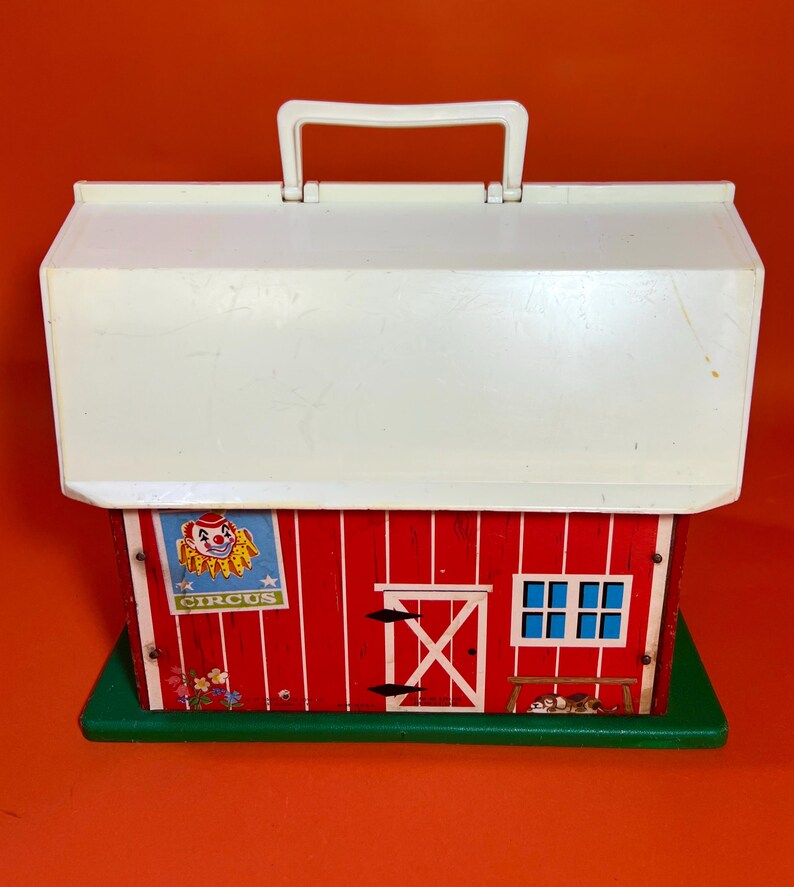 Vintage Fisher Price Little People Barn Set - Etsy