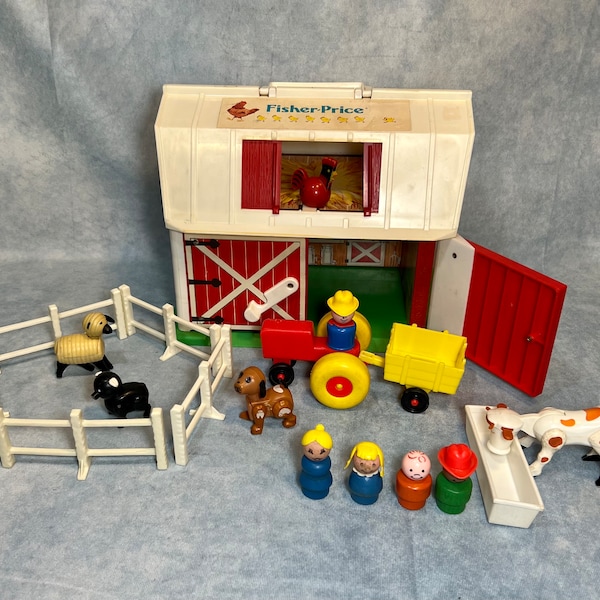 Fisher Price Vintage Farm Set - Etsy