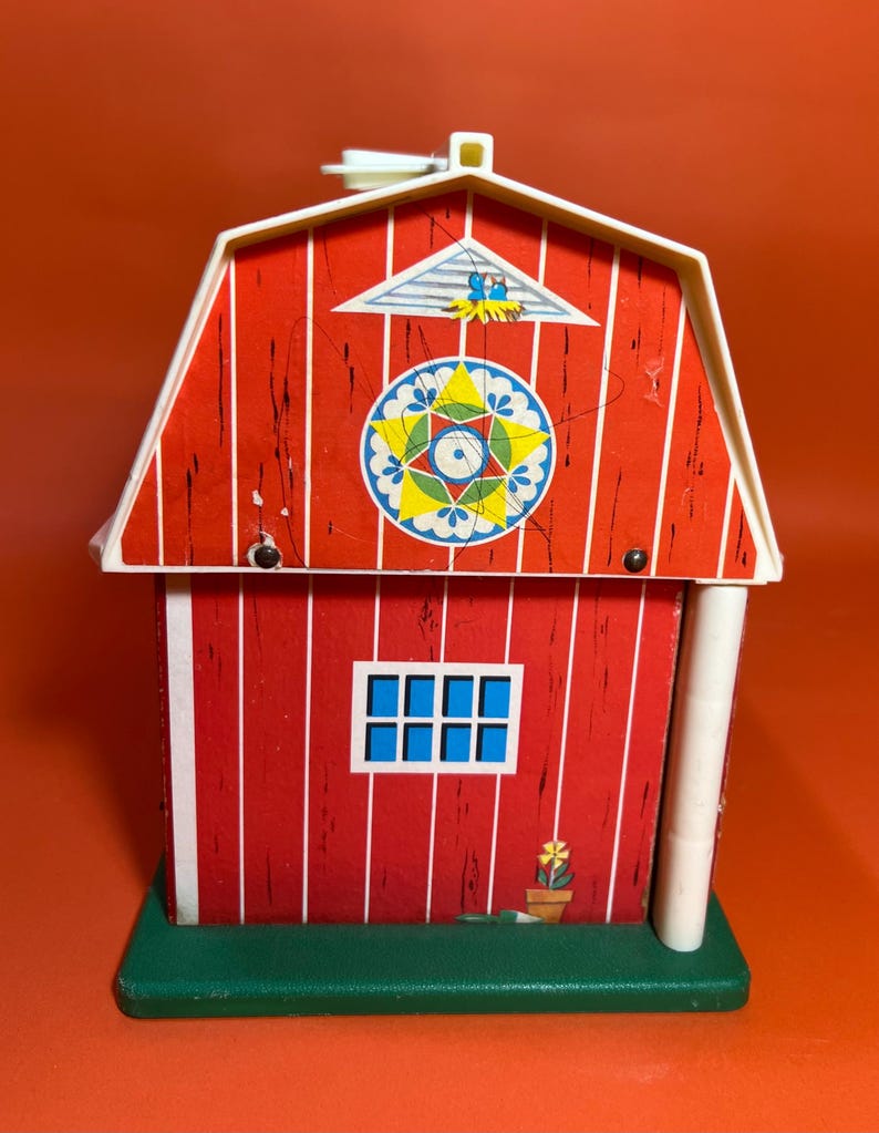 Vintage Fisher Price Little People Barn Set - Etsy